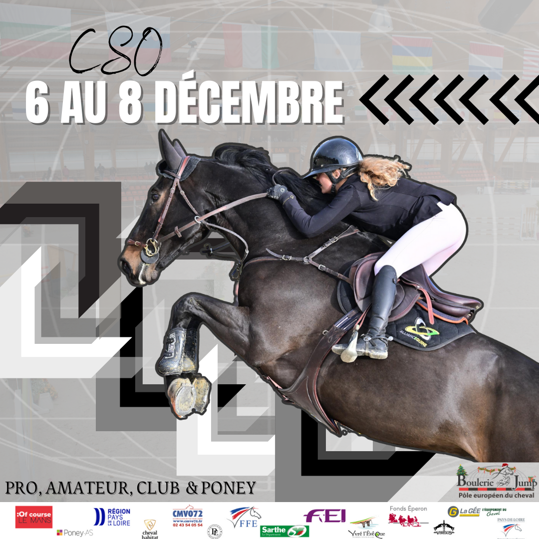 CSO 6/8 DECEMBRE 2024 - Pôle européen du cheval